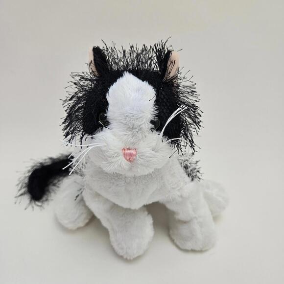 Toys | Vintage Webkinz Black And White Cat The Tabby Cat Plush With No ...